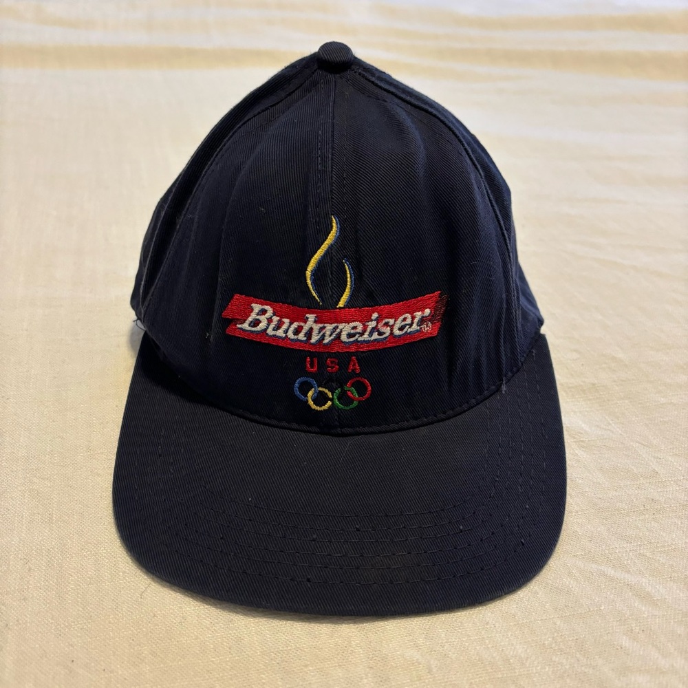 Vintage Budweiser 1996 Olympics Snapback Hat - Gem